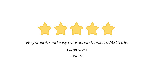 MSC Title, Inc. | MSC Title, Inc.